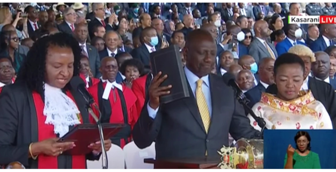 Ruto Sworn in as Kenya’s Fifth President | Mwakilishi.com